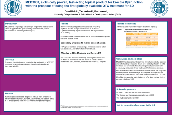 ESSM Poster by Dr David Ralph